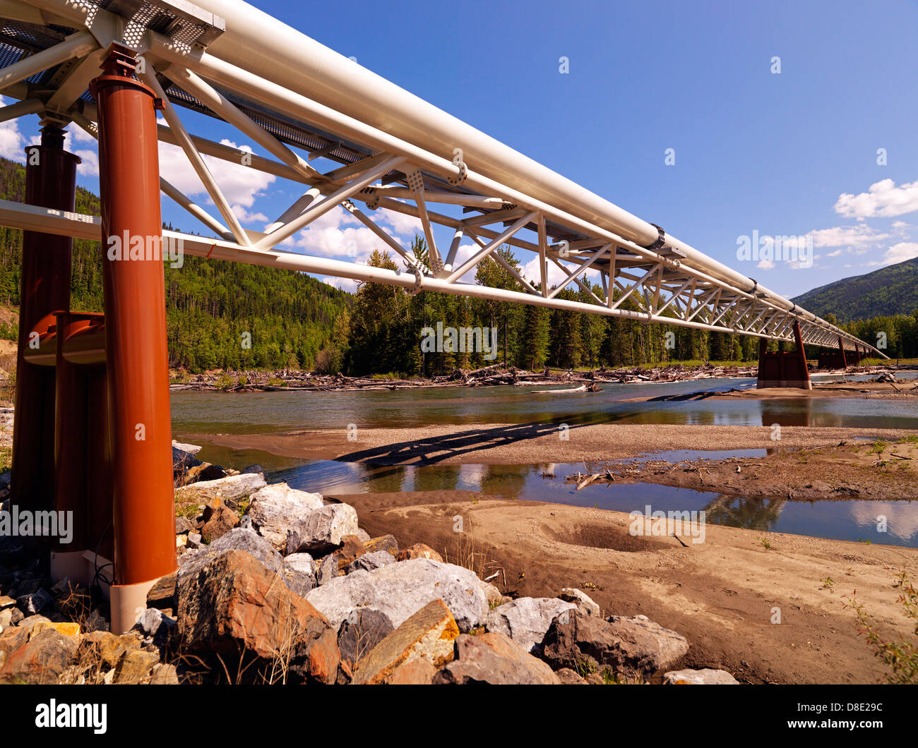 Oil Pipeline Crossing The River High Resolution Stock Photography and ...