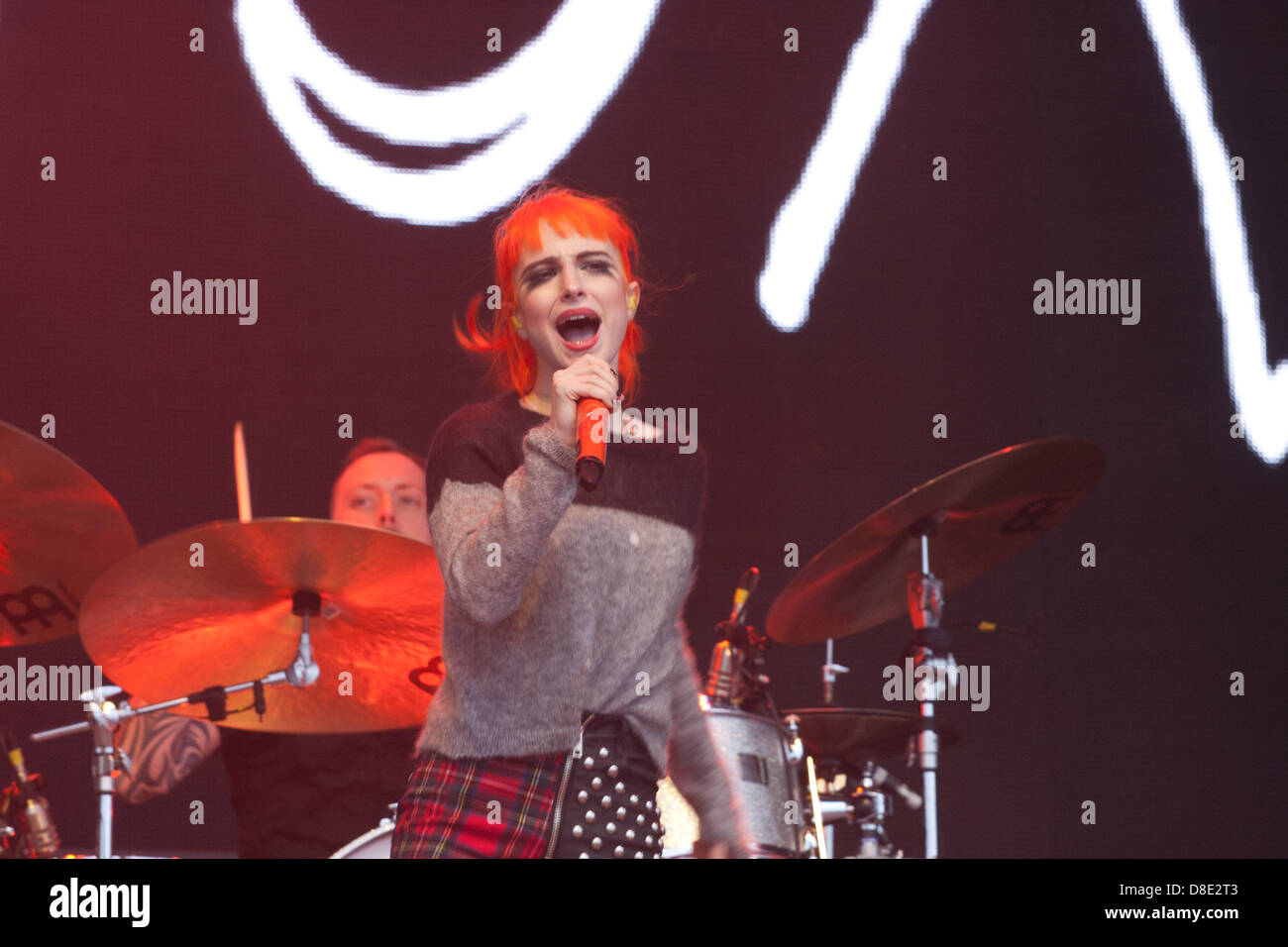 Paramore lead vocalist Hayley Williams Stock Photo - Alamy