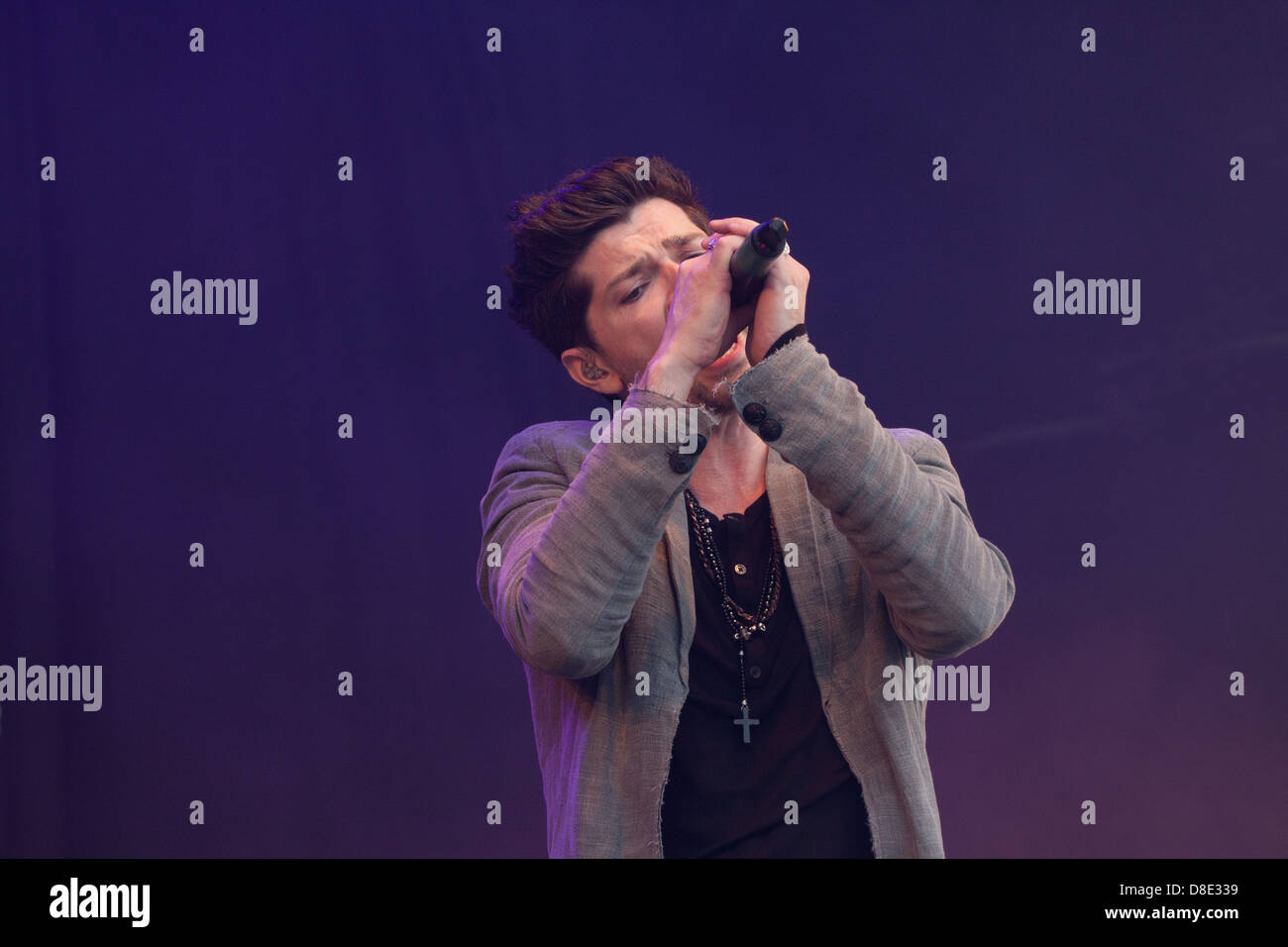 Leader singer of The Script Danny O'Donoghue performing at Radio1's Big ...