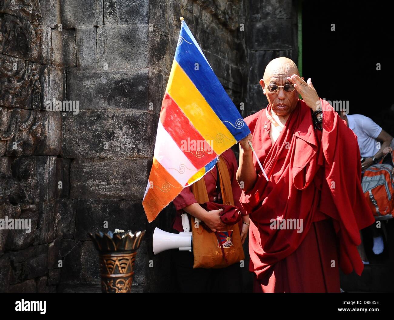 May, 25, 2013 - Magelang, Indonesia : Lama Karma Samten of New Zealand ...