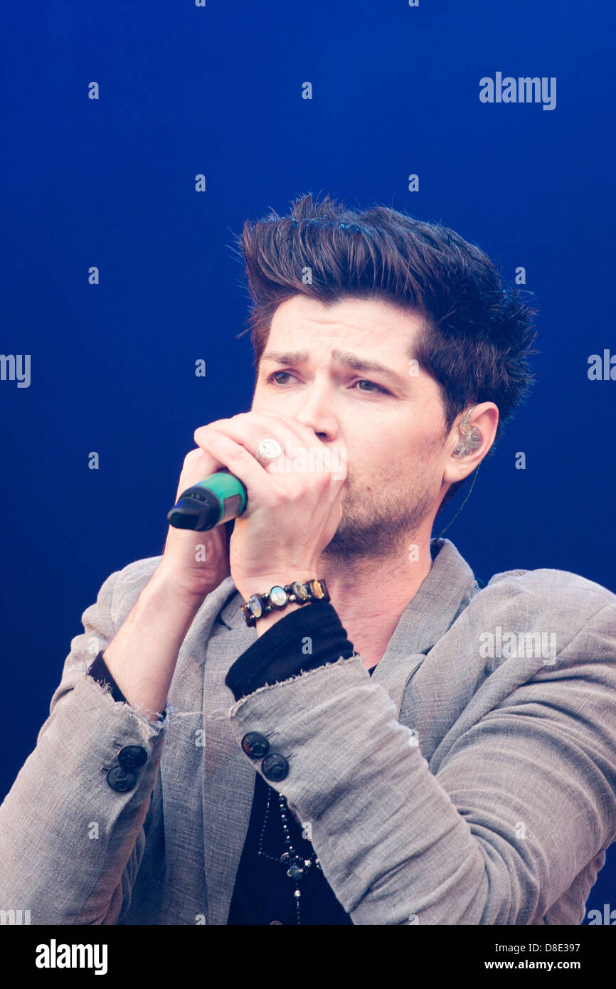 Leader singer of The Script Danny O'Donoghue performing at Radio1's Big ...
