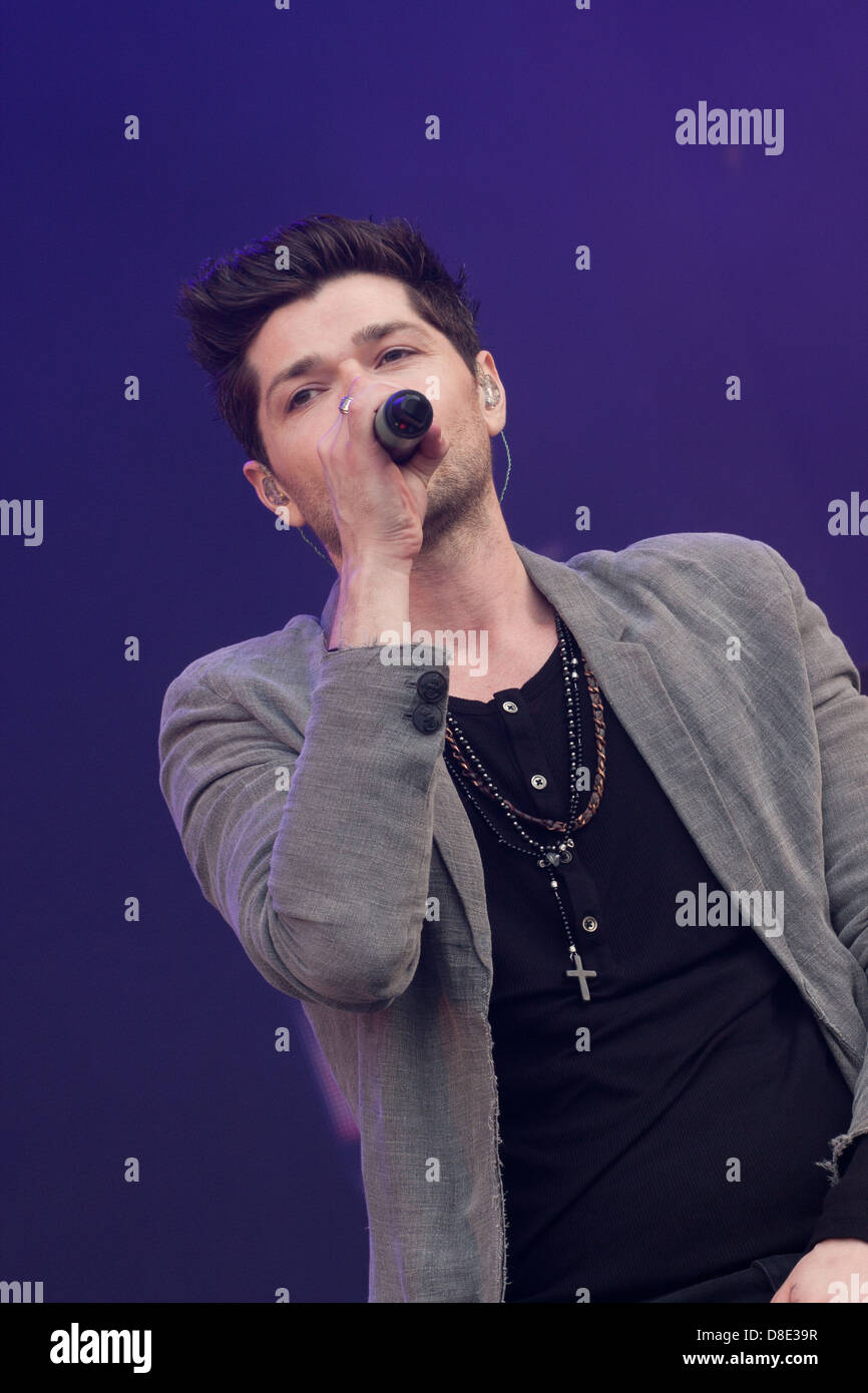 Leader singer of The Script Danny O'Donoghue performing at Radio1's Big ...
