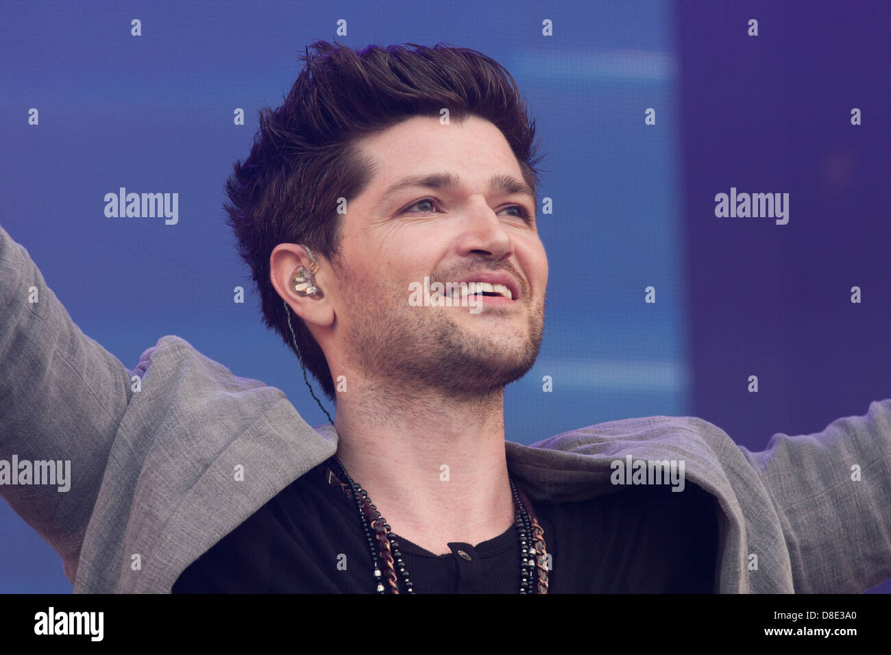 Leader singer of The Script Danny O'Donoghue performing at Radio1's Big ...