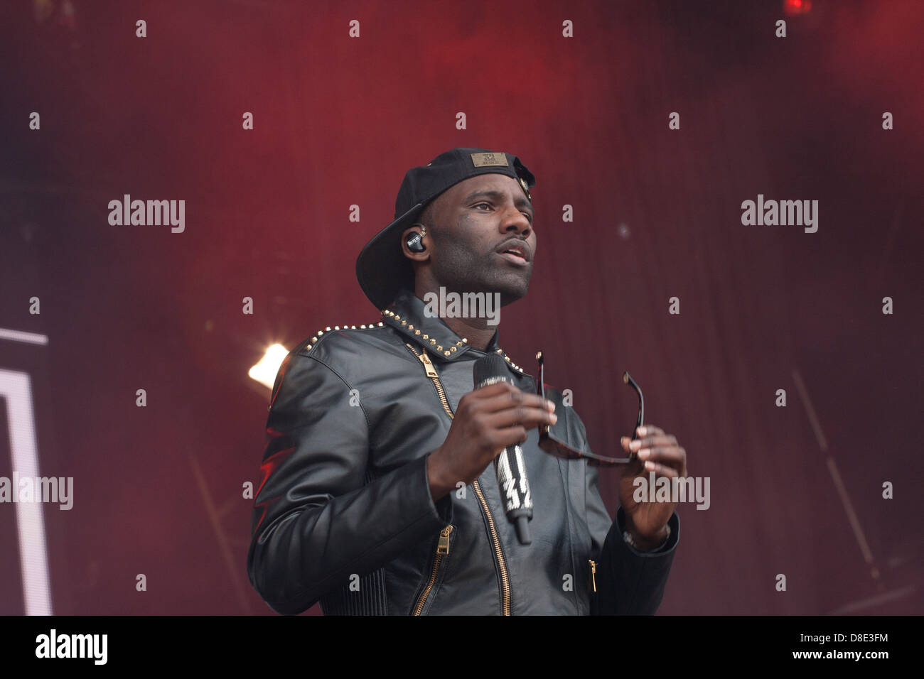 Rapper Wretch 32 performing at Radio1's Big Weekend 2013 in Derry ...