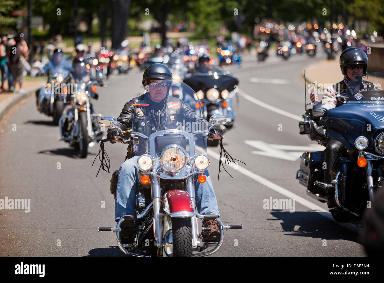 Rolling Thunder ride - Washington, DC USA Stock Photo - Alamy