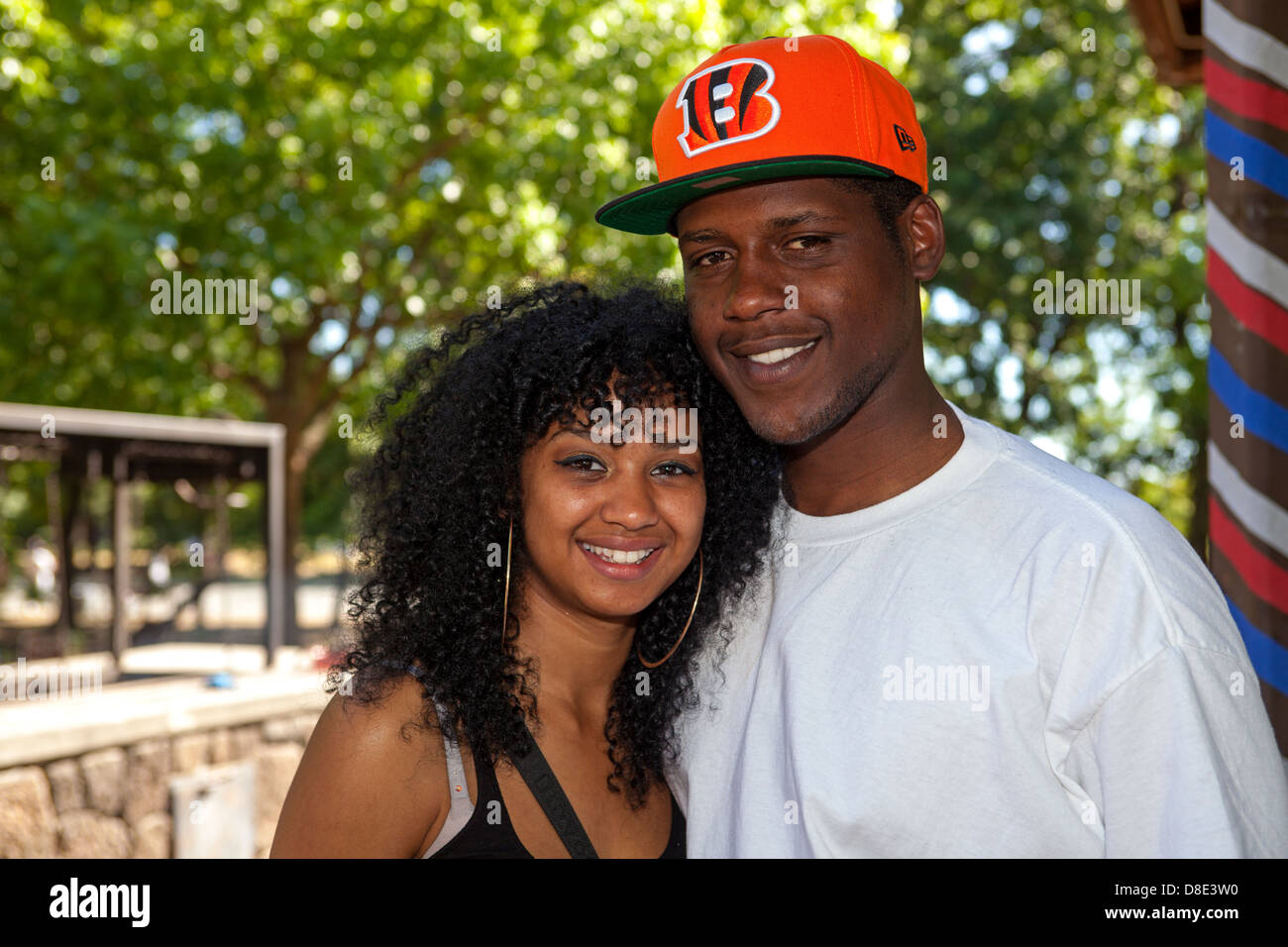 African American couple portrait, Finley Park, Santa Rosa, California ...