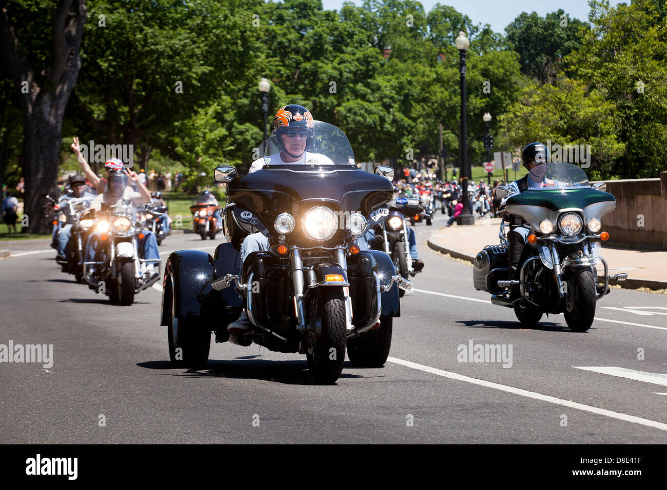 Rolling Thunder ride - Washington, DC USA Stock Photo - Alamy