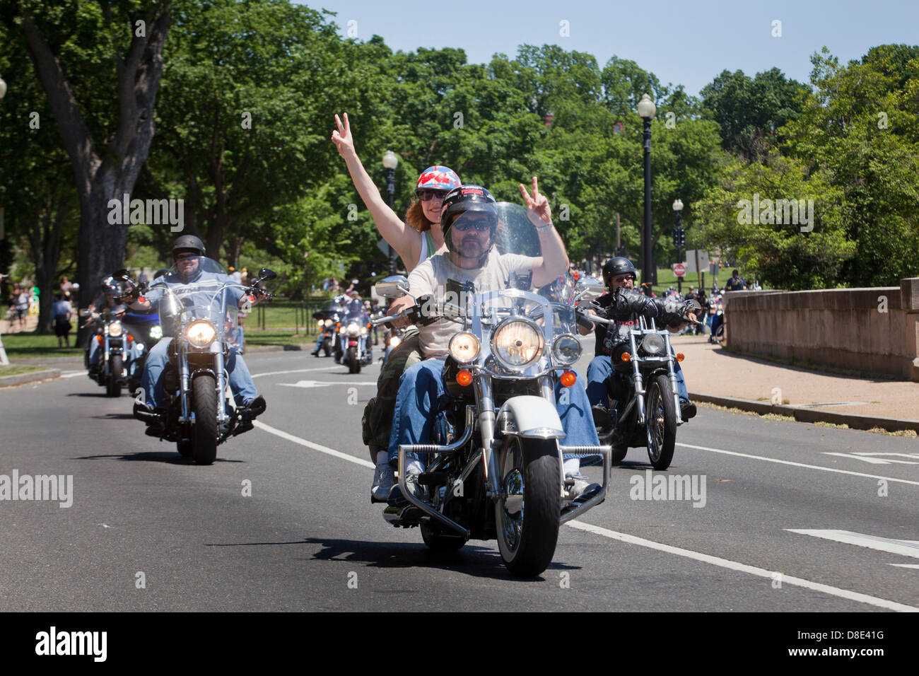 Rolling Thunder ride - Washington, DC USA Stock Photo - Alamy
