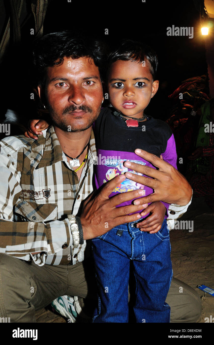 Indian father and son hi-res stock photography and images - Alamy