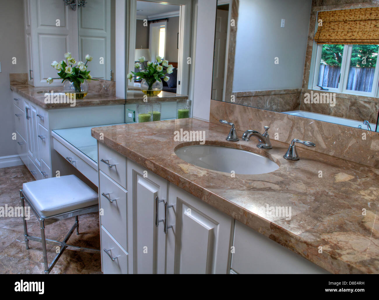 Dark Brown Marble Countertops