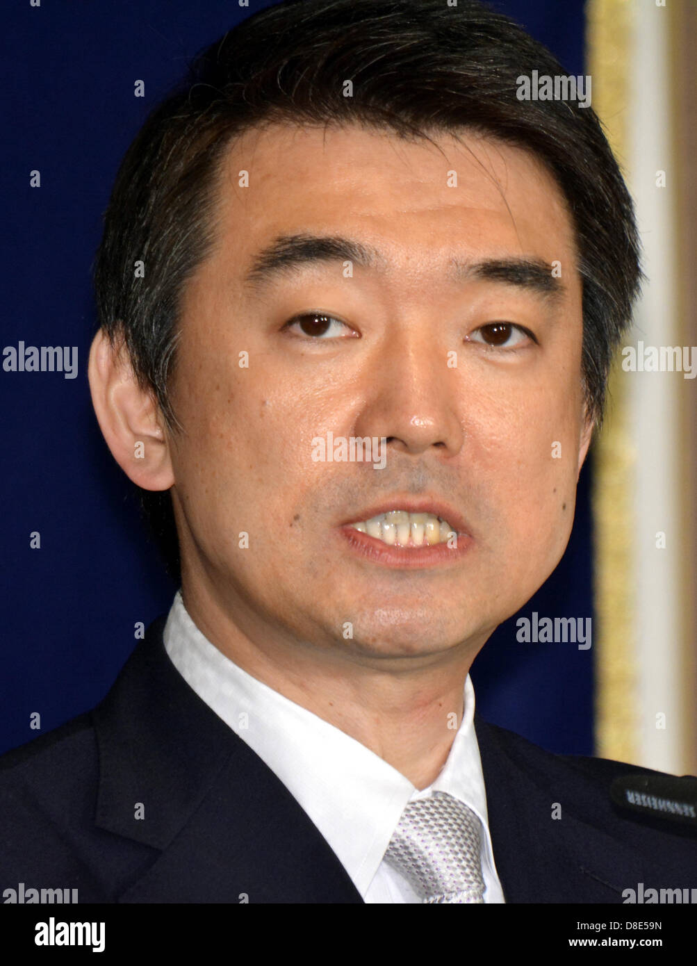 May 27, 2013, Tokyo, Japan - Outspoken Mayor Toru Hashimoto of Osaka ...