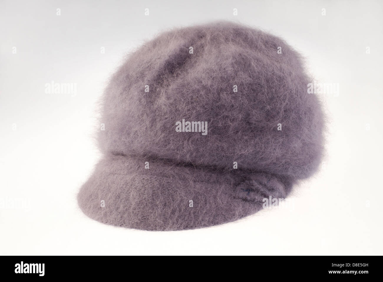 gray woolen hat isolated on white background Stock Photo - Alamy
