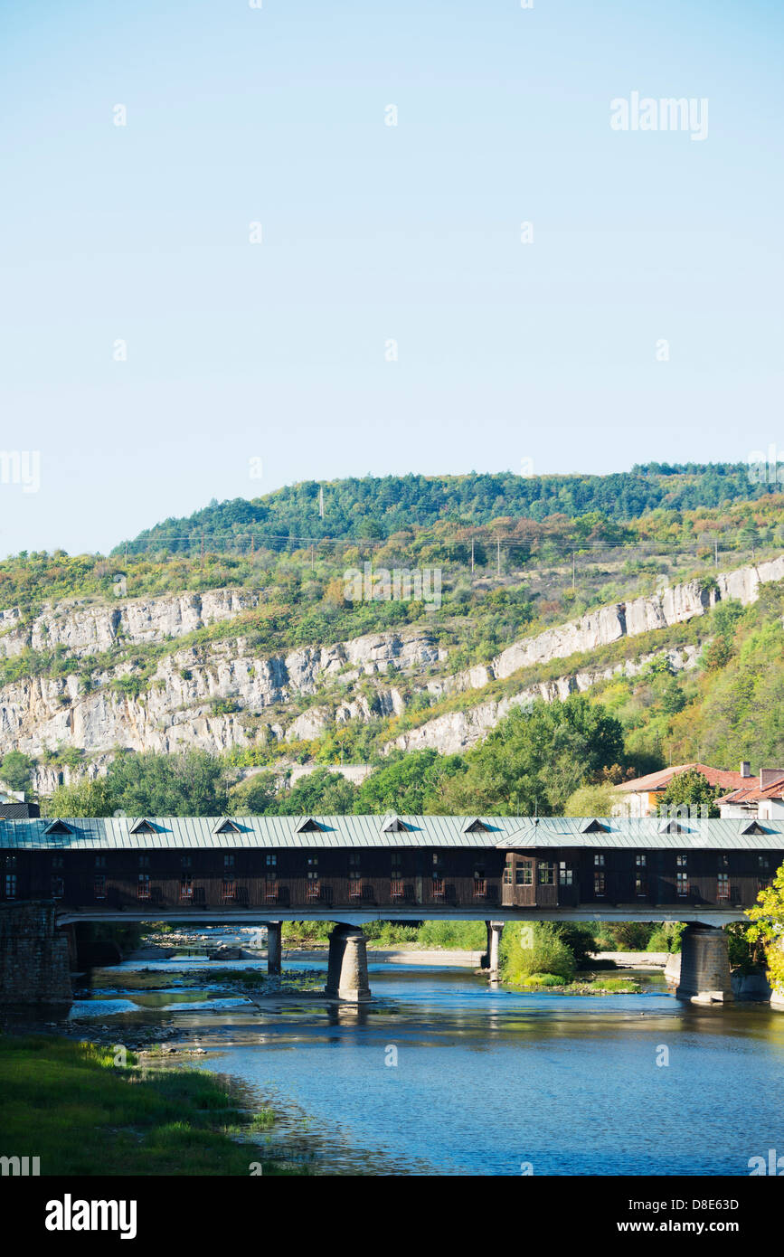 Europe, Bulgaria, Lovech, pokritiyat most, covered bridge Stock Photo ...