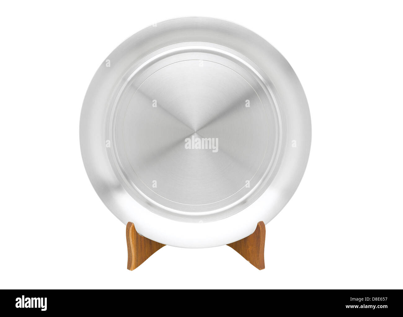 A luxury pewter dish for special dinner or home decoration Stock Photo ...