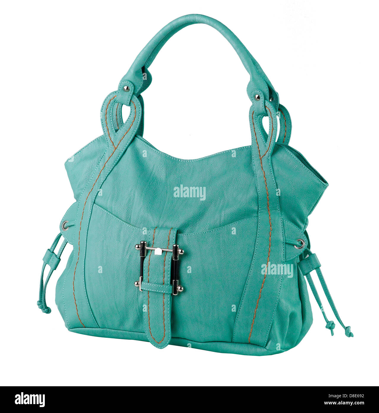 Leather green handbag isolated on hi-res stock photography and images ...