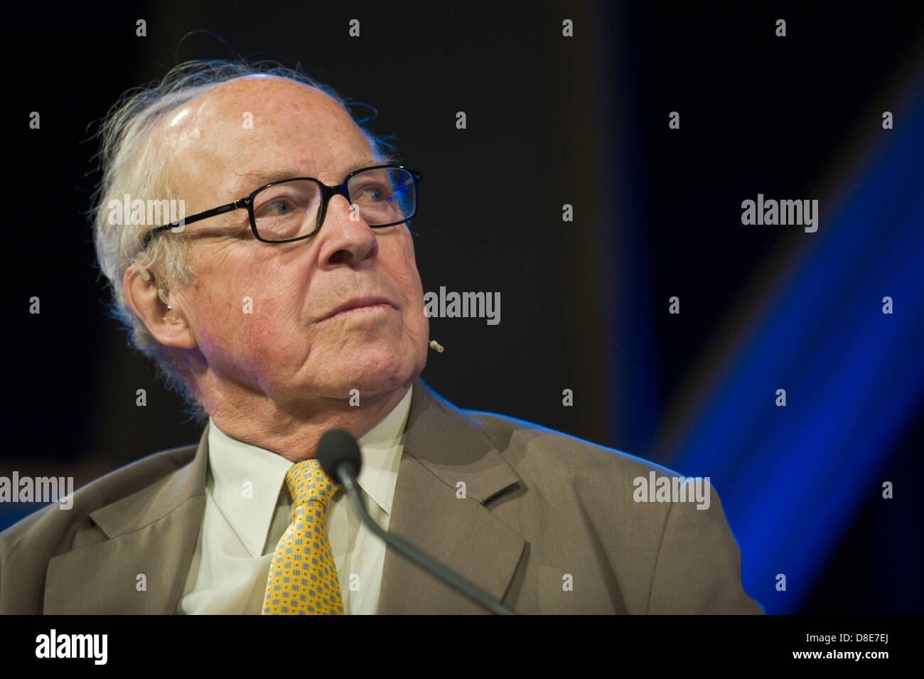 Hans Blix Swedish politician and diplomat at Hay Festival 2013 Hay-on ...