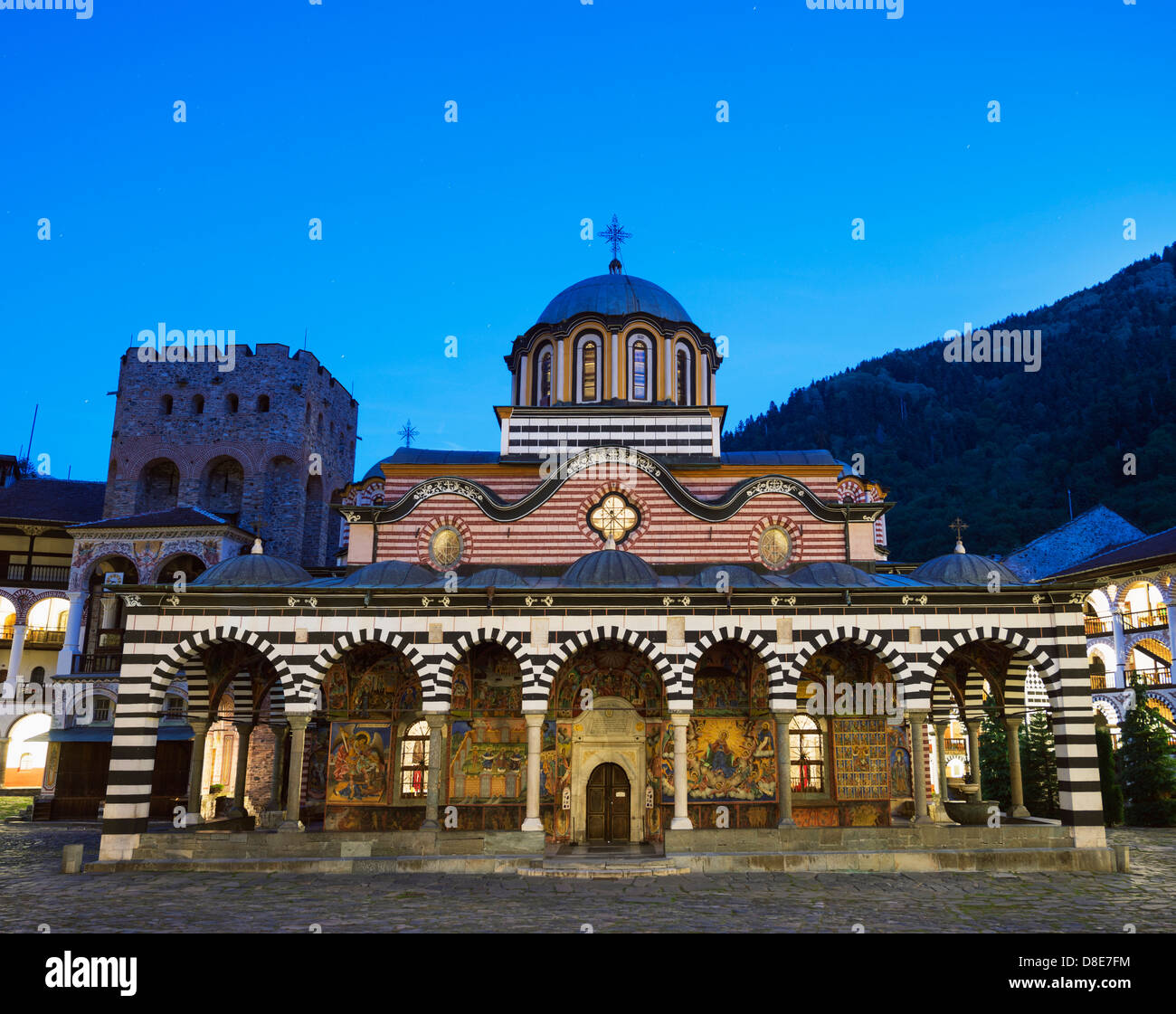 Europe, Bulgaria, Rila Monastery, Unesco World Heritage Site Stock ...