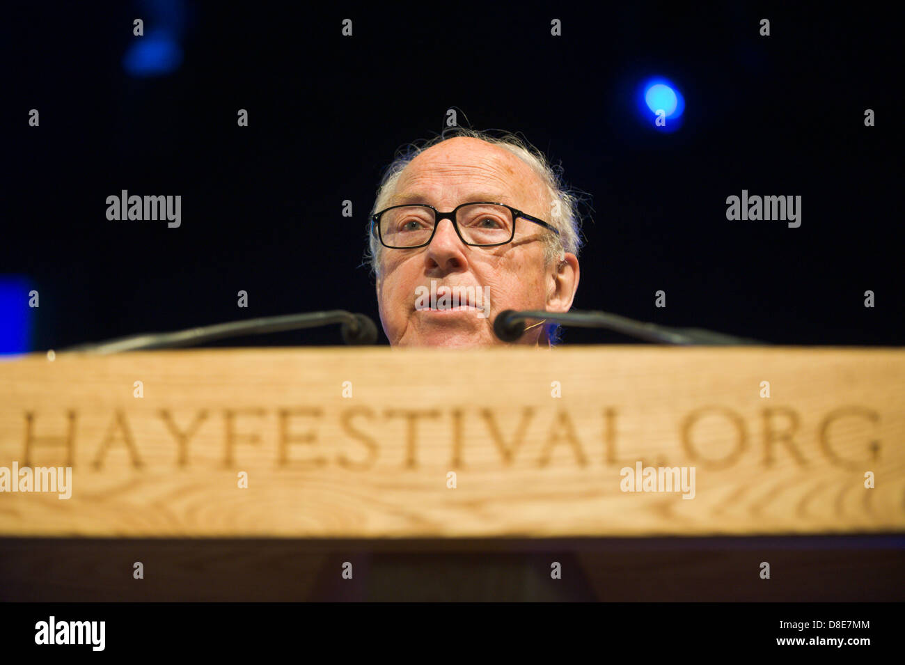 Hans Blix Swedish politician and diplomat at Hay Festival 2013 Hay-on ...