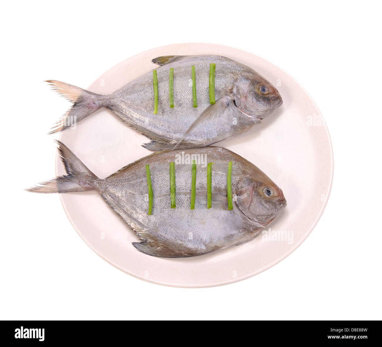 Fish in the plate Stock Photo - Alamy