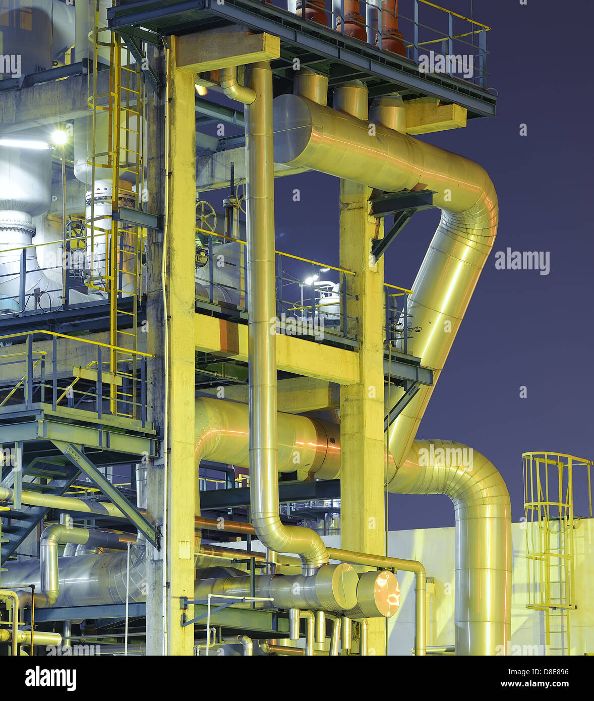 giant gas and oil pipelines Stock Photo - Alamy