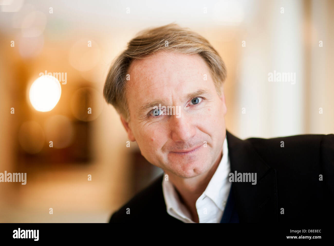 Cologne, Germany, 27 May 2013. US writer Dan Brown poses for the camera ...