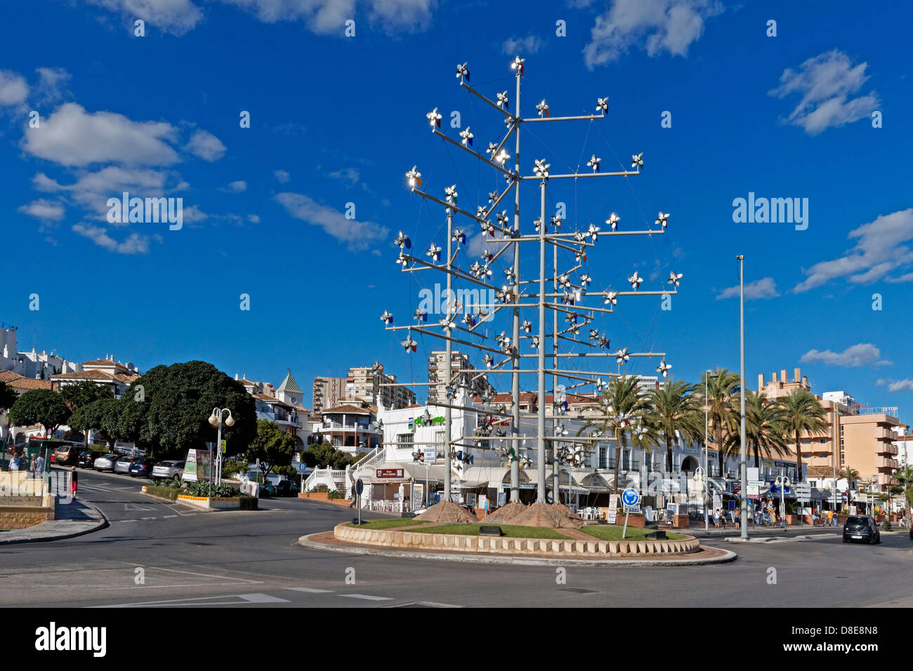 Roundabout, Benalmádena, Andalusia, Spain Stock Photo - Alamy