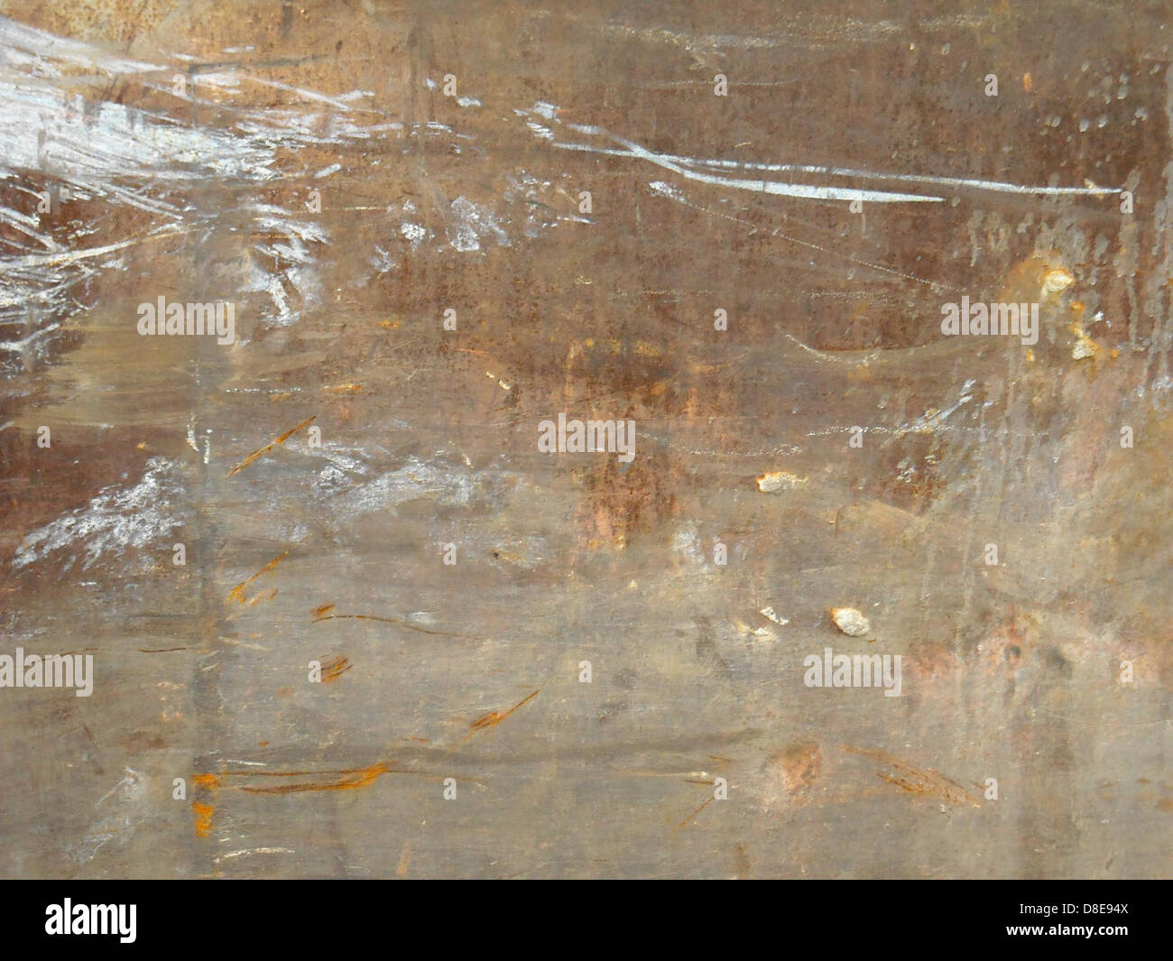 A close-up image of rusted metal, showing the aging process and the ...