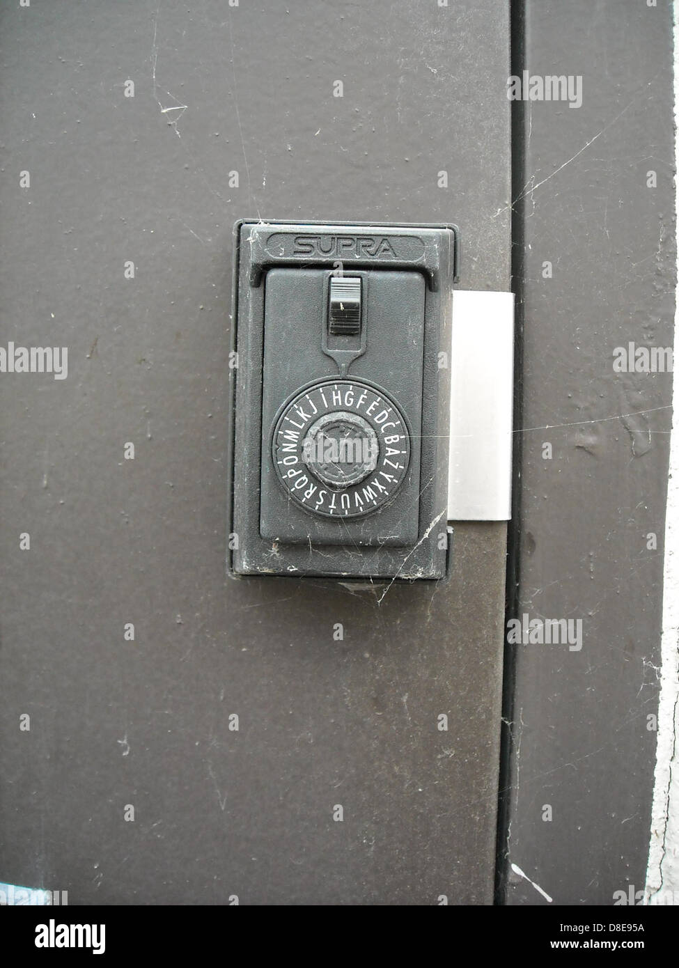 Safe lock on door Stock Photo - Alamy