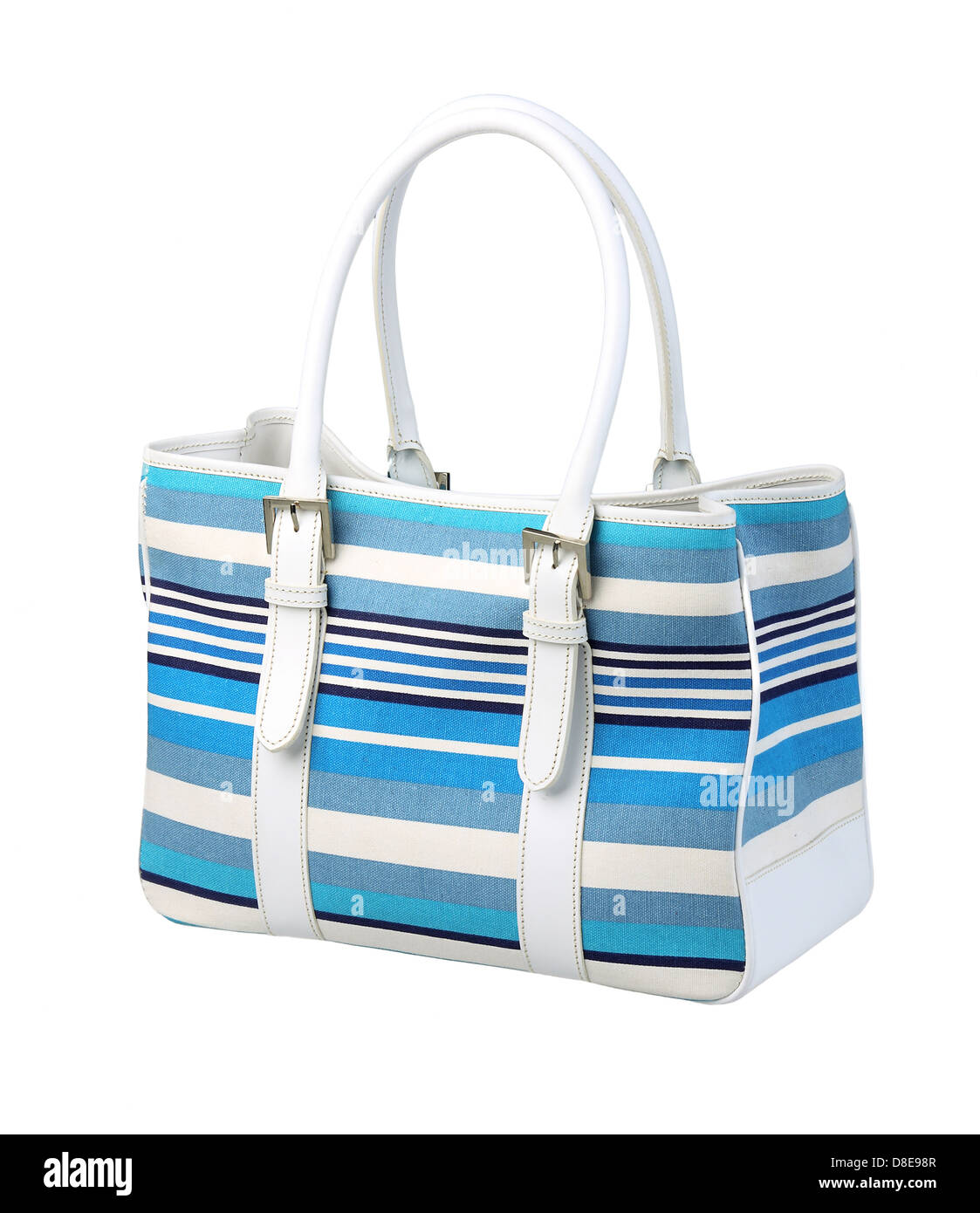 Working or shopping happily with beautiful handbag Stock Photo - Alamy