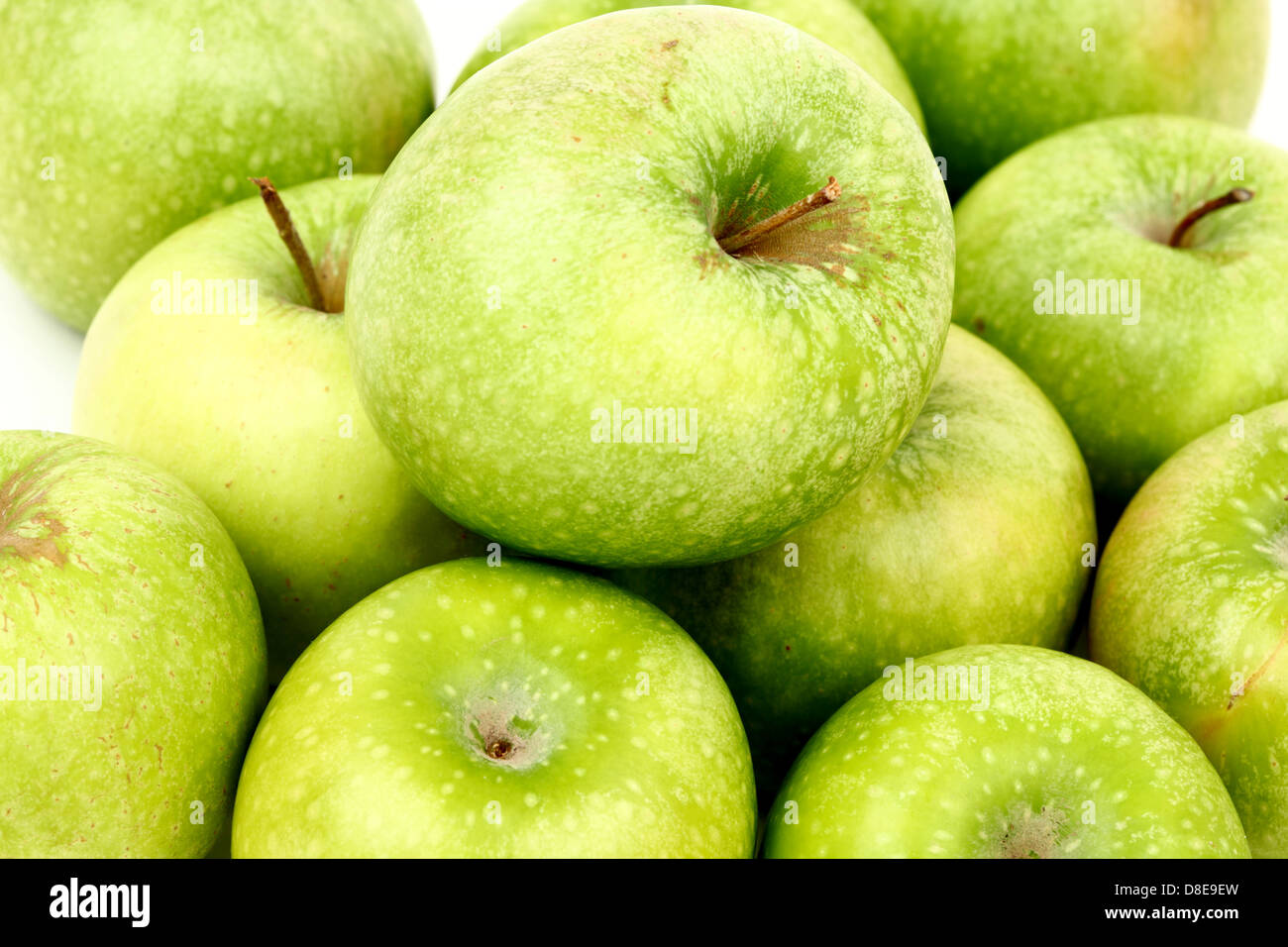 green apple background macro close up Stock Photo - Alamy