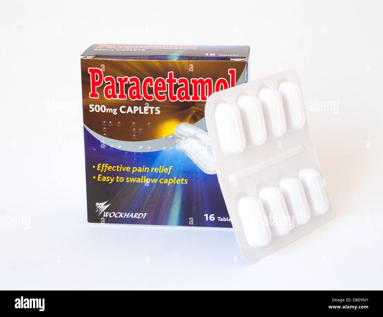 Box of paracetamol caplets hi-res stock photography and images - Alamy