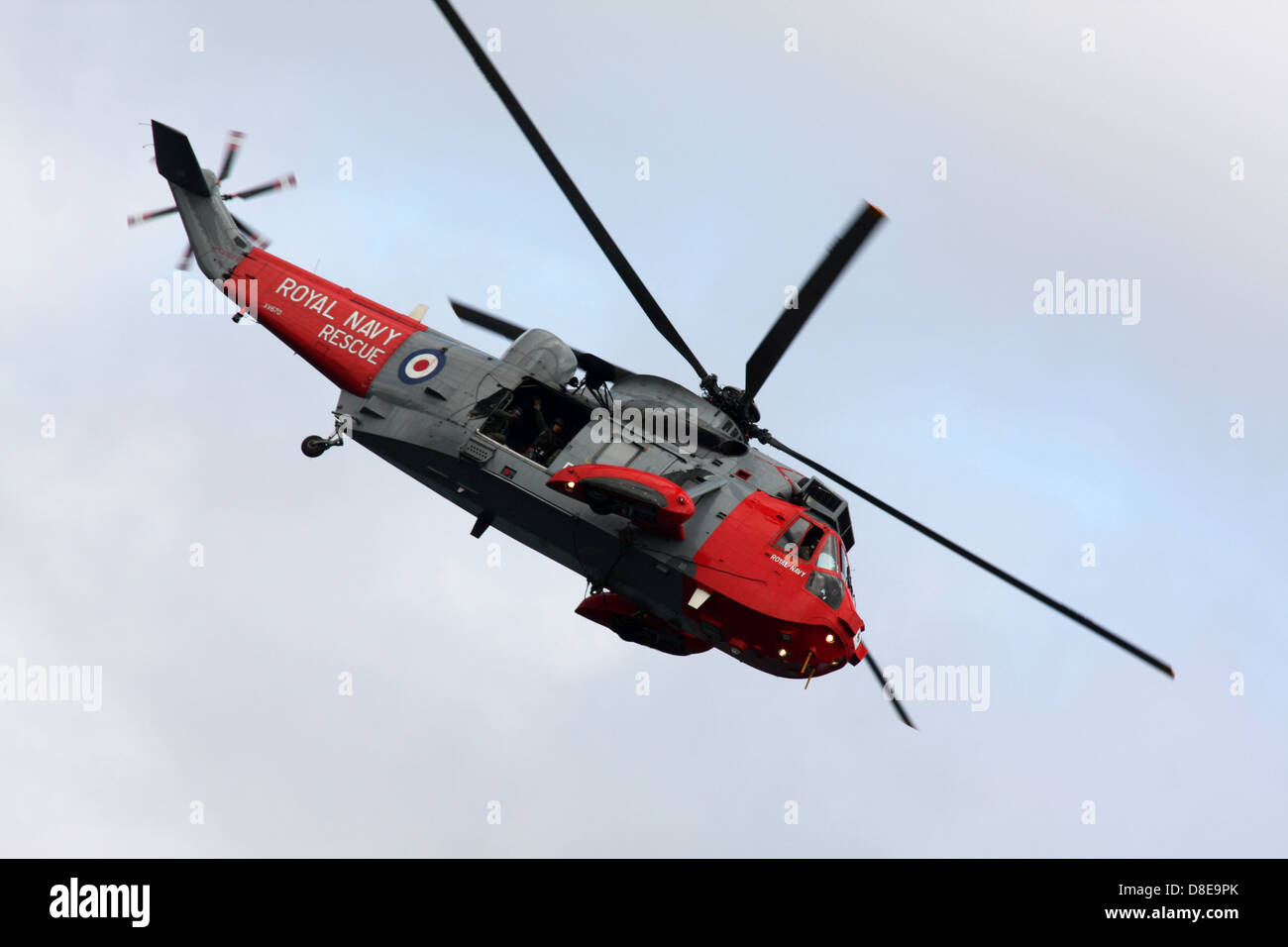 RAF rescue helicopter performing a demonstration Stock Photo - Alamy