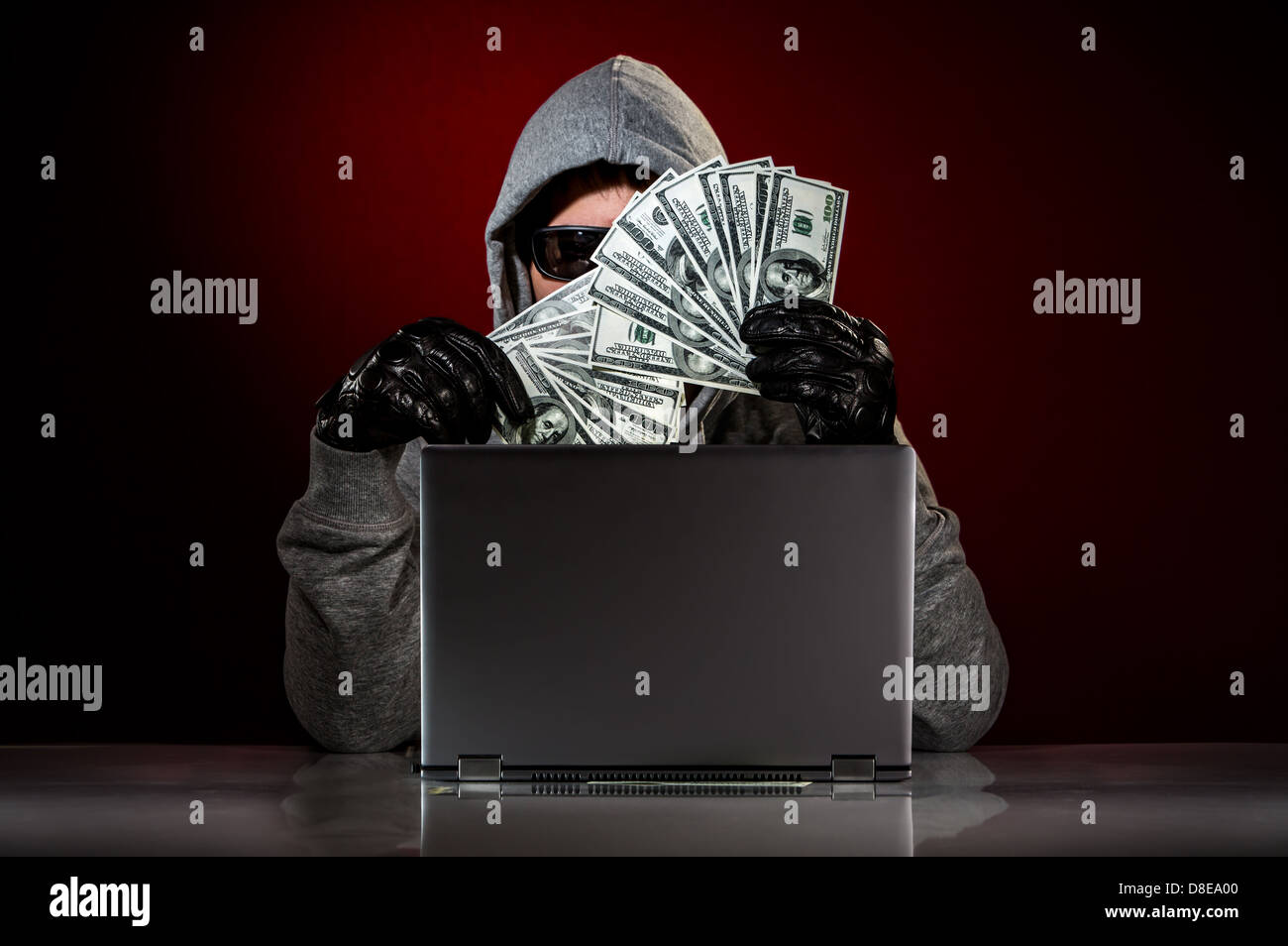 Hacker black money hi-res stock photography and images - Alamy
