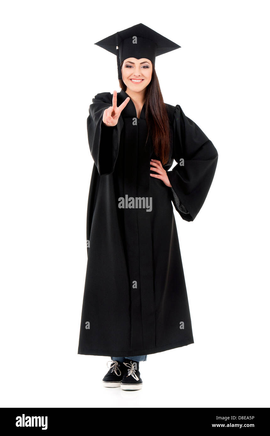 Graduating student Cut Out Stock Images & Pictures - Alamy