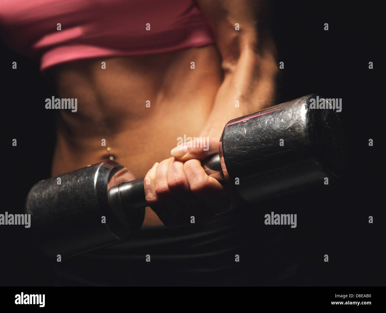 Hand of woman bodybuilder hi-res stock photography and images - Alamy