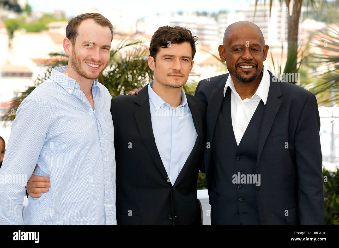 Cannes, France. 26th May 2013. Conrad Kemp, Orlando Bloom and Forest ...