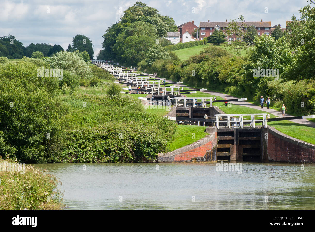 WILTSHIRE, UNITED KINGDOM The Caen Hill Lock Flight, Classified As An ...