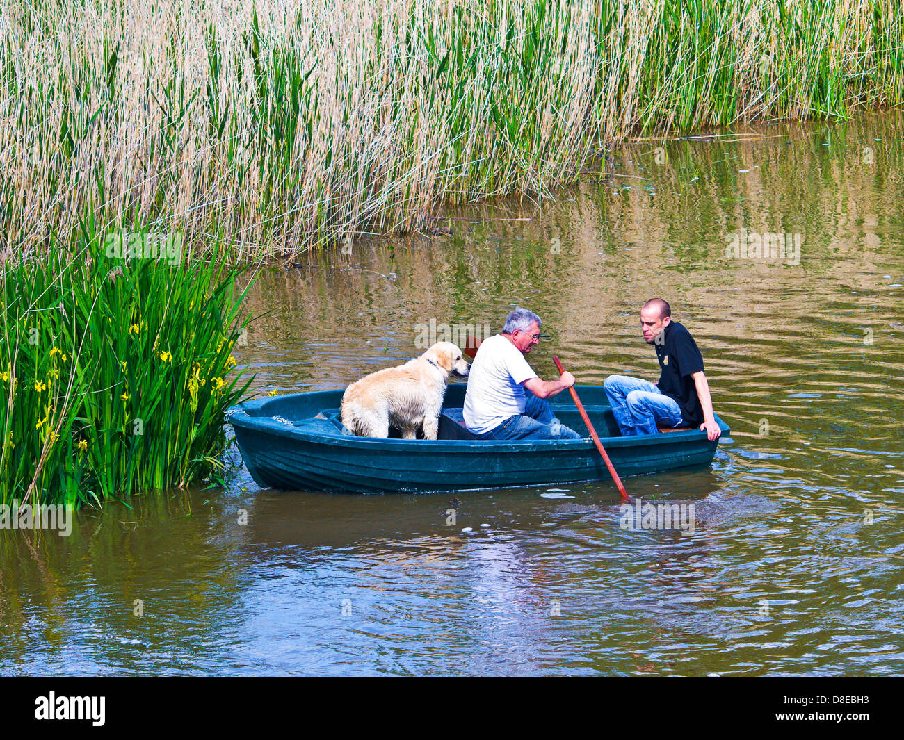 Two men in rowing boat hi-res stock photography and images - Alamy