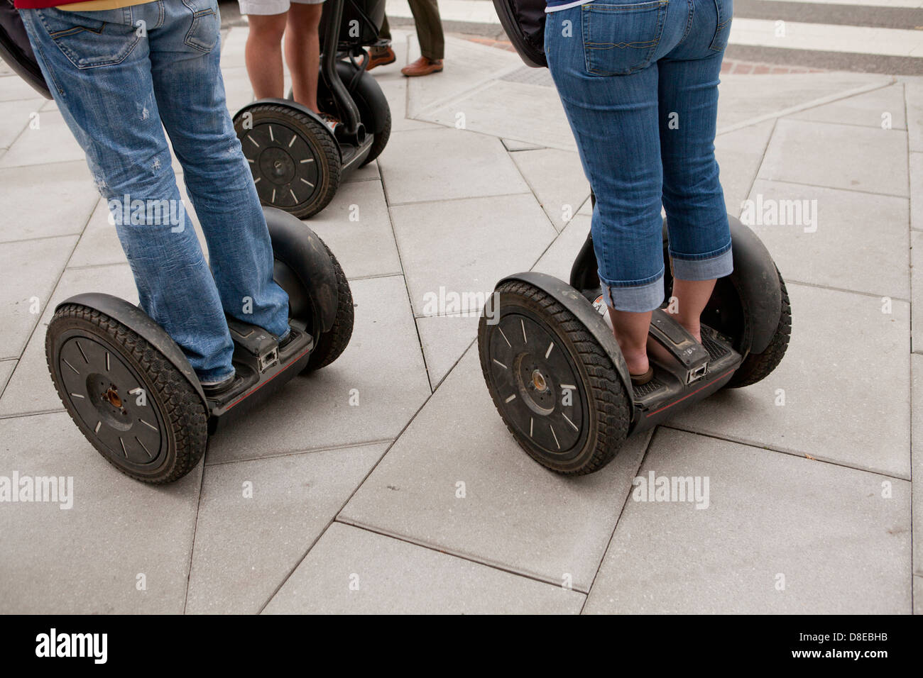 People on Segways - Washington, DC USA Stock Photo - Alamy
