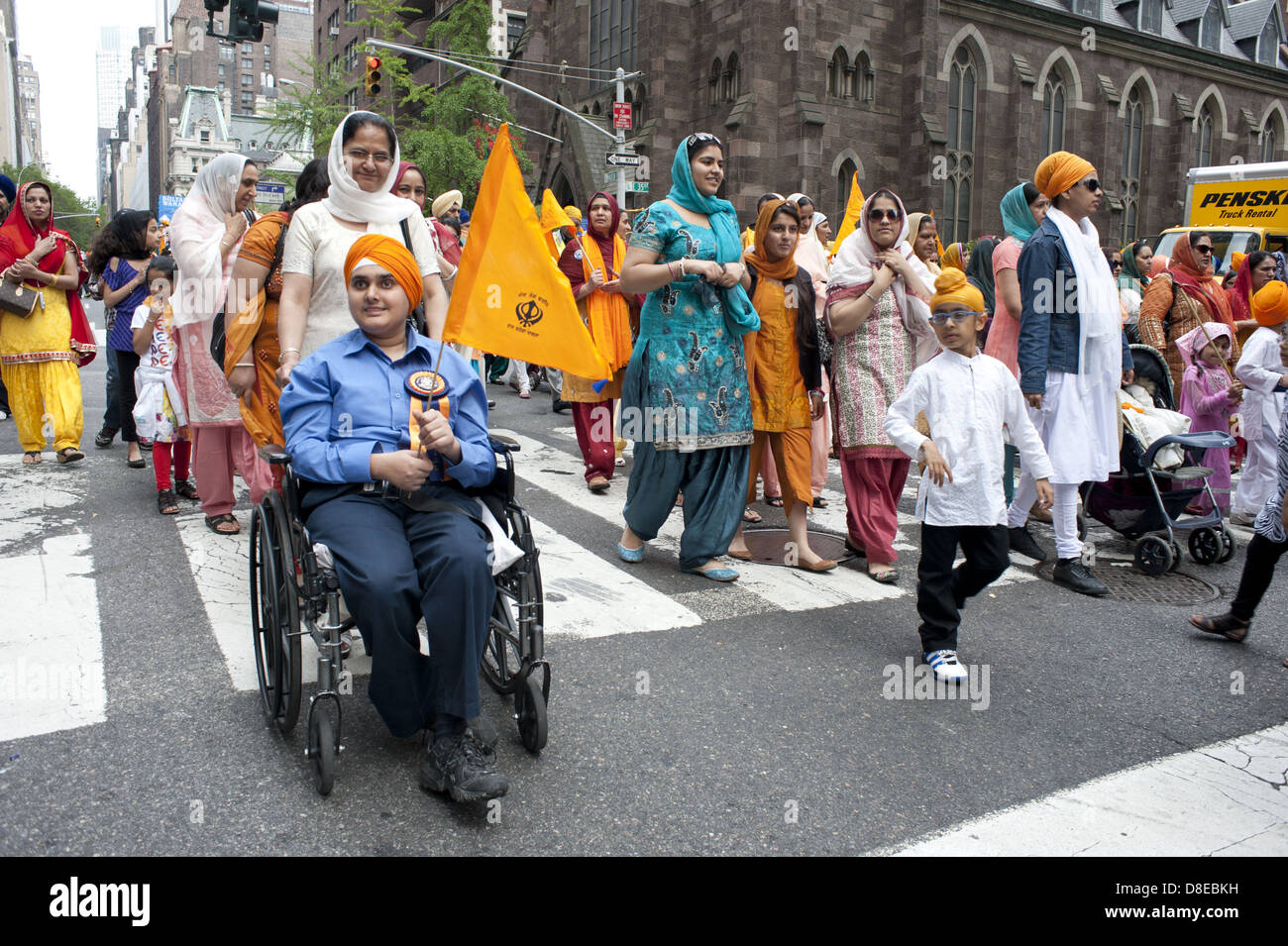 New York City, NY: 25th annual Sikh Day Parade, 2012 Stock Photo - Alamy