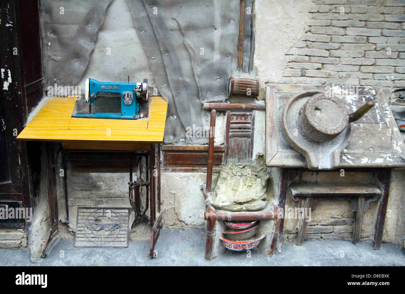 Street art Chengdu China Stock Photo - Alamy