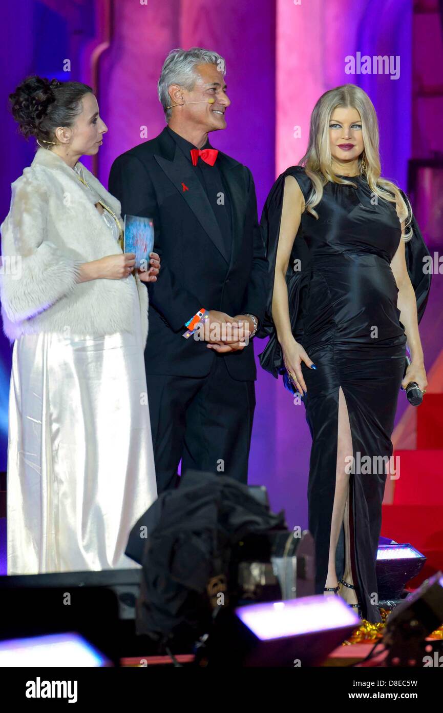 Ruth BRAUER-KVAM, Greg LOUGANIS and FERGIE at the 21st Lifeball Charity ...