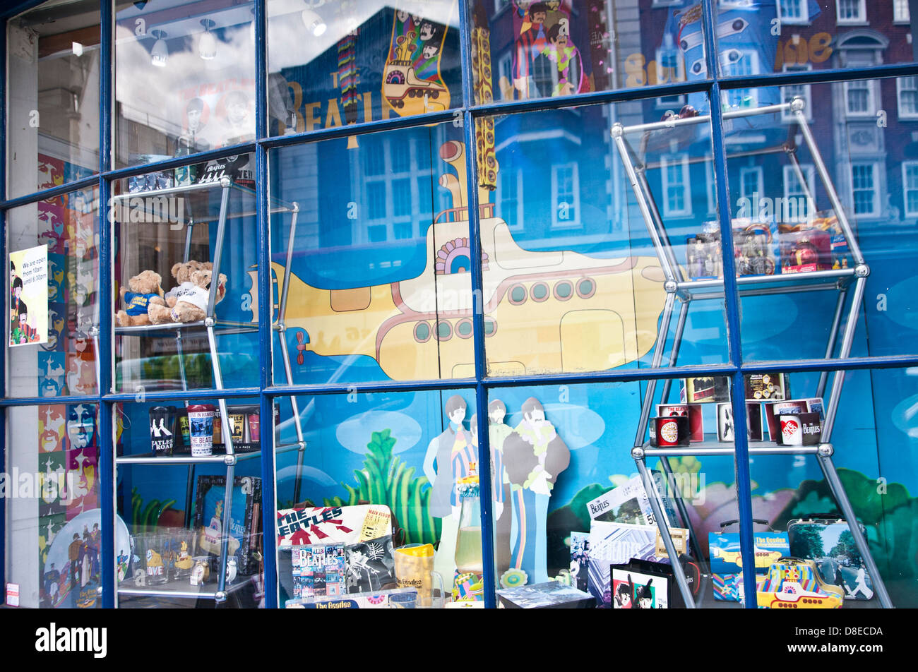 London iconic Beatles store, England, UK, GB Stock Photo - Alamy