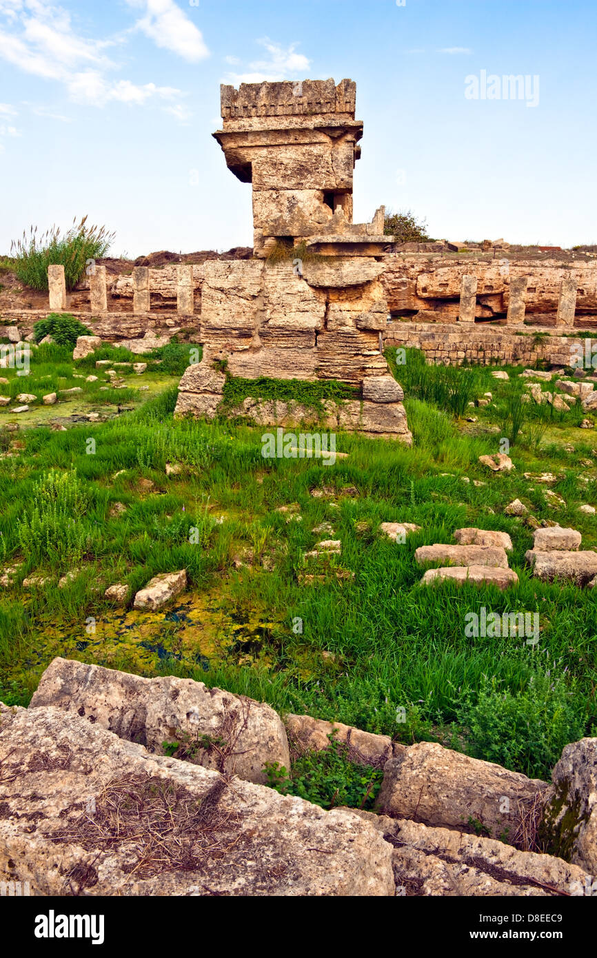 Syria - Tartus ancient place Amrit Stock Photo - Alamy