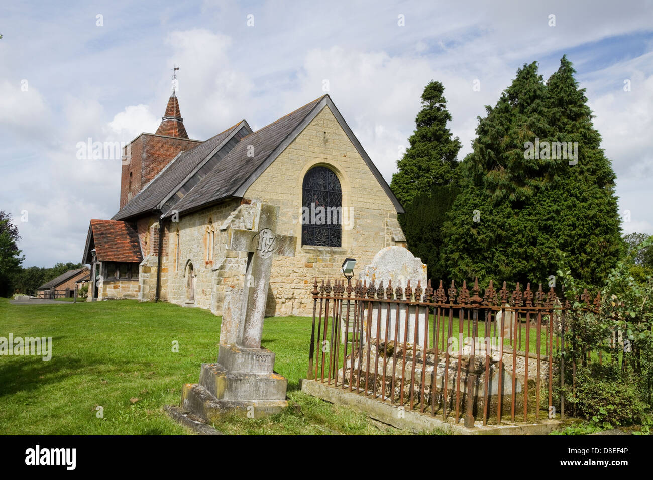 All Saints' Church originally built in the Middle Ages was re-built in ...