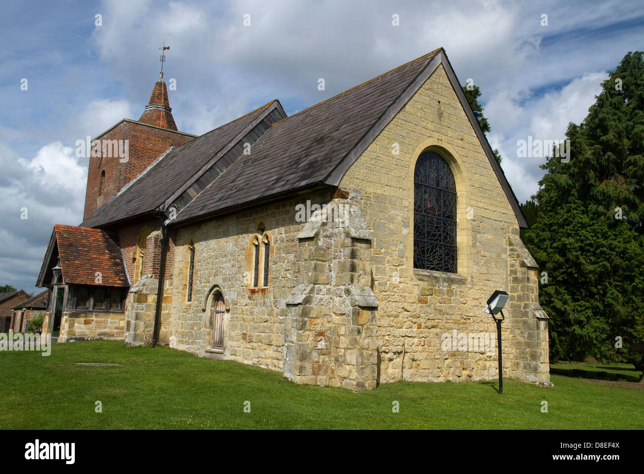 All Saints' Church originally built in the Middle Ages was re-built in ...