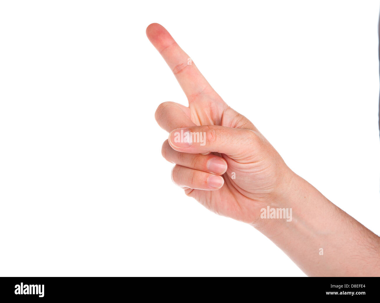 Index finger gesture hand hi-res stock photography and images - Alamy