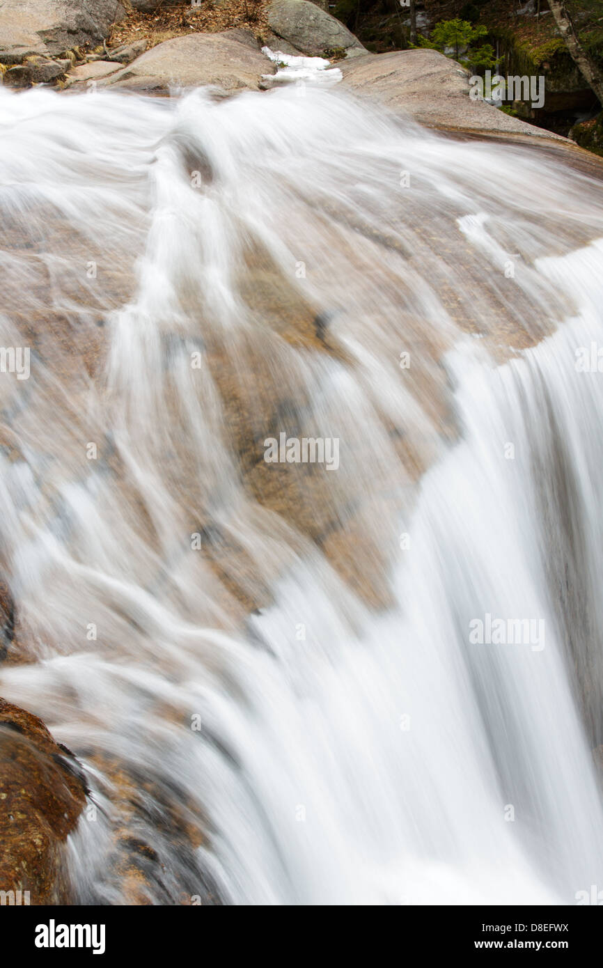 Franconia Notch State Park - Avalanche Falls in Flume Gorge during the ...