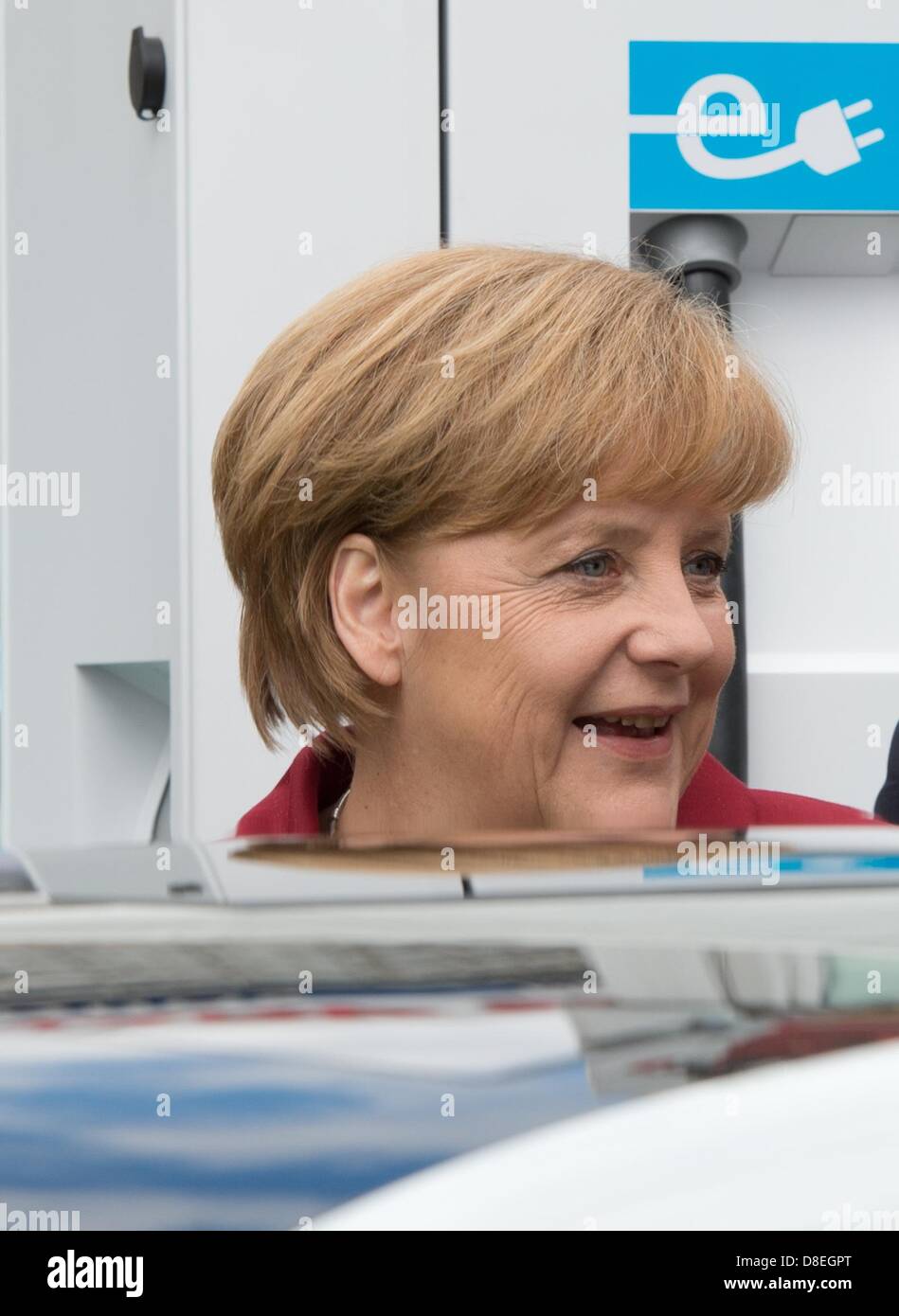 German Chancellor Angela Merkel (CDU) arrives at the International ...