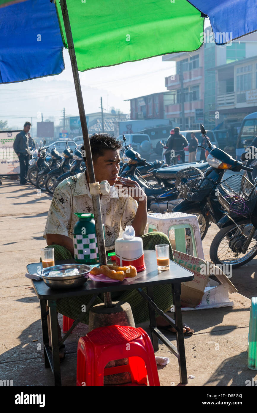 Young man, Kalaw, Myanmar Stock Photo - Alamy